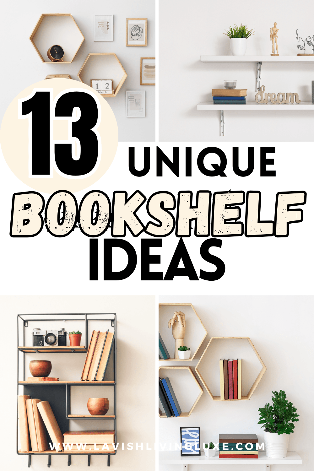 Bookshelf Ideas: 13 Creative and Unique DIY Bookshelf Ideas