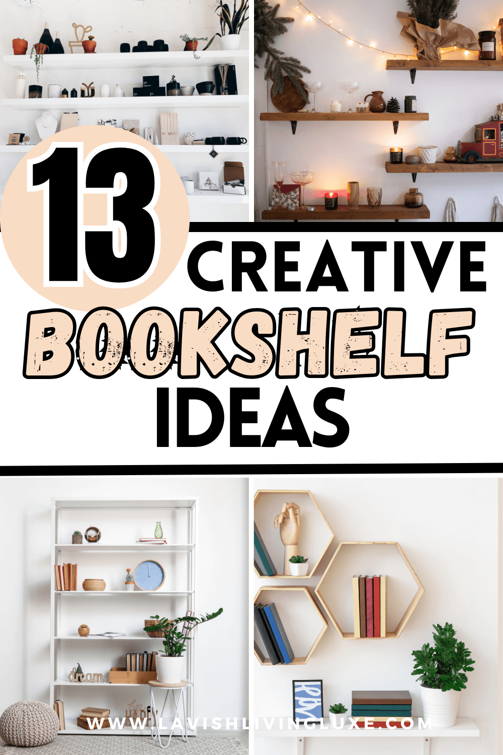 Bookshelf Ideas: 13 Creative and Unique DIY Bookshelf Ideas