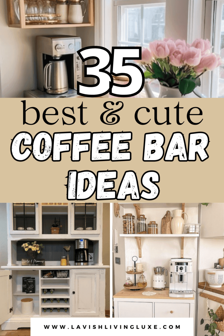 Coffee Bar Ideas - 35 Cute & Unique Coffee Bar Ideas