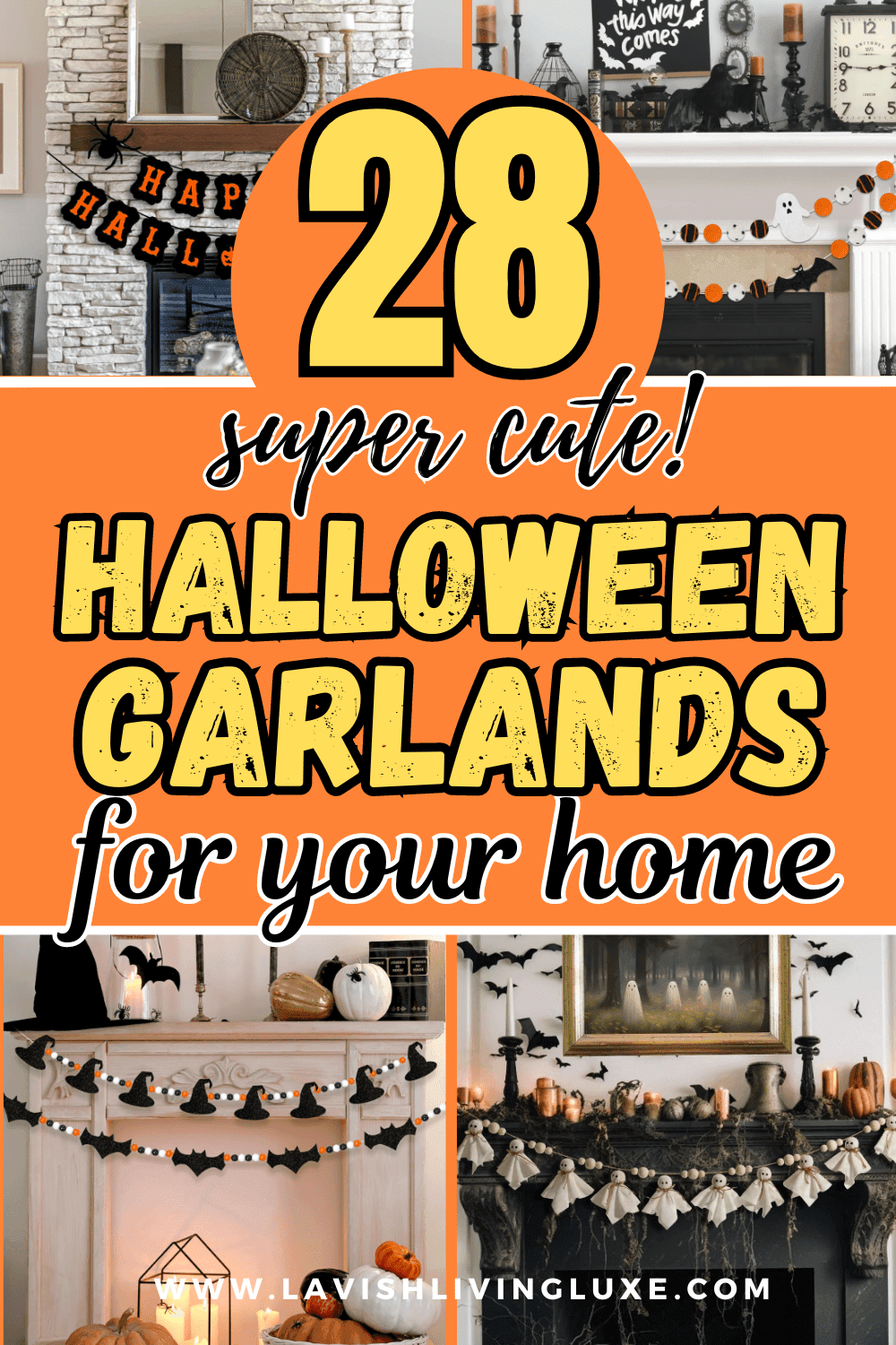 28 Halloween Garlands Perfect for Halloween Decorating