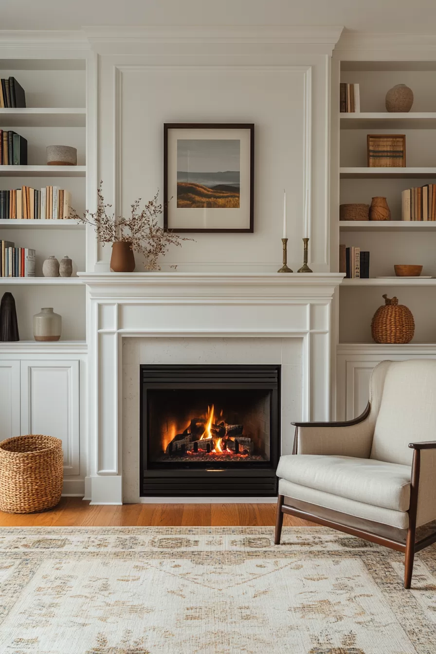 25 Stunning Living Room Fireplace Ideas